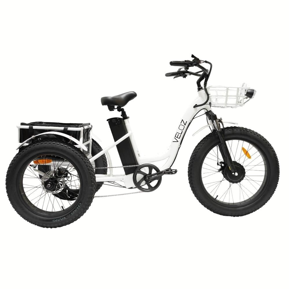 Veloz Grand Prix Electric Trike Bike 500 750W Motor 120 Km Autonomy 20Ah Samsung Battery 150 Kilos weight load 6 Months Free Service In Store